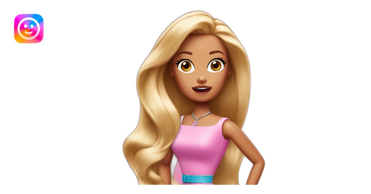 Barbie shocked emoji | AI Emoji Generator