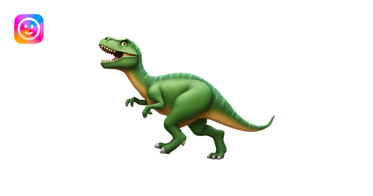 Dinosaur running emoji | AI Emoji Generator