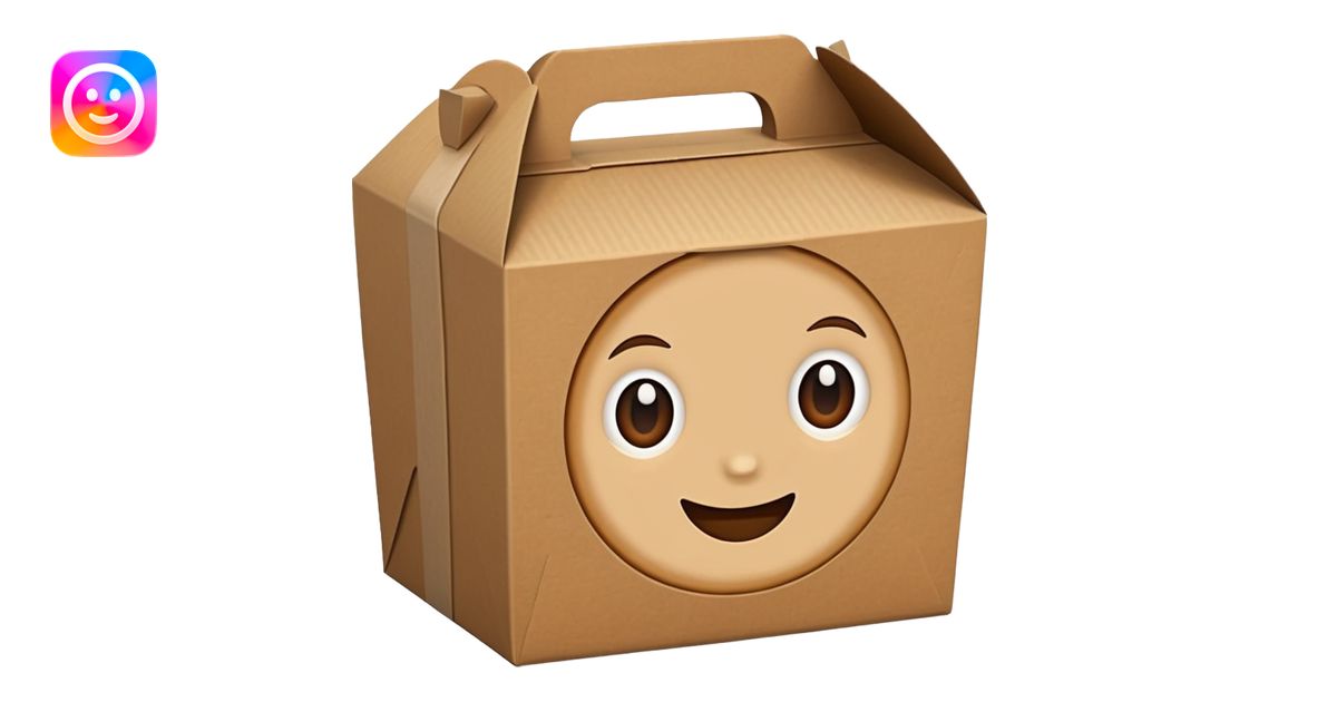food take away box emoji | AI Emoji Generator