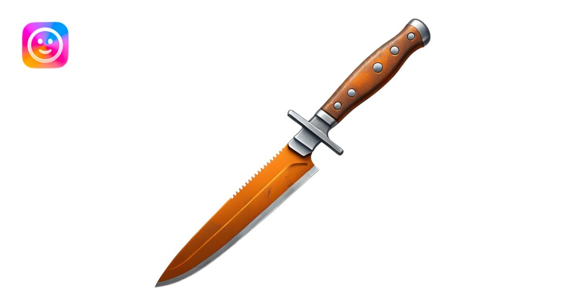 Rusty knife emoji | AI Emoji Generator