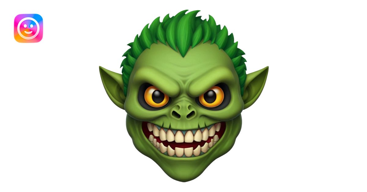 Skull face troll emoji | AI Emoji Generator