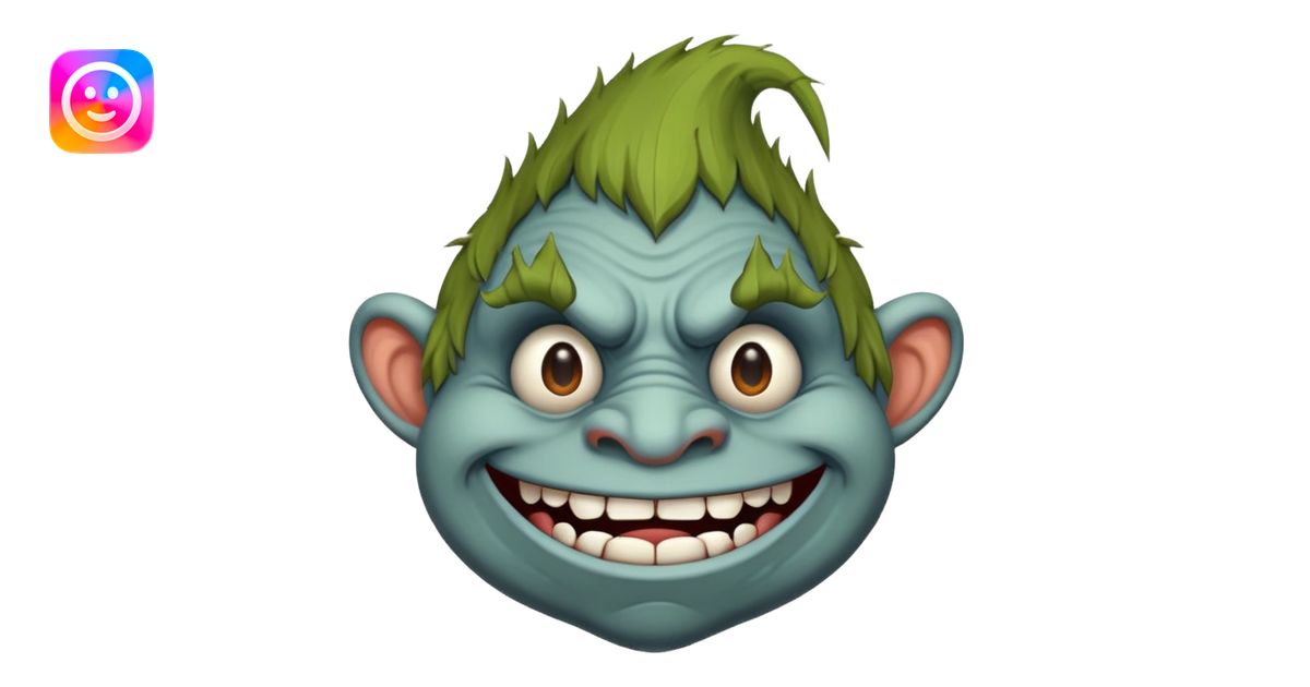 Troll face emoji | AI Emoji Generator