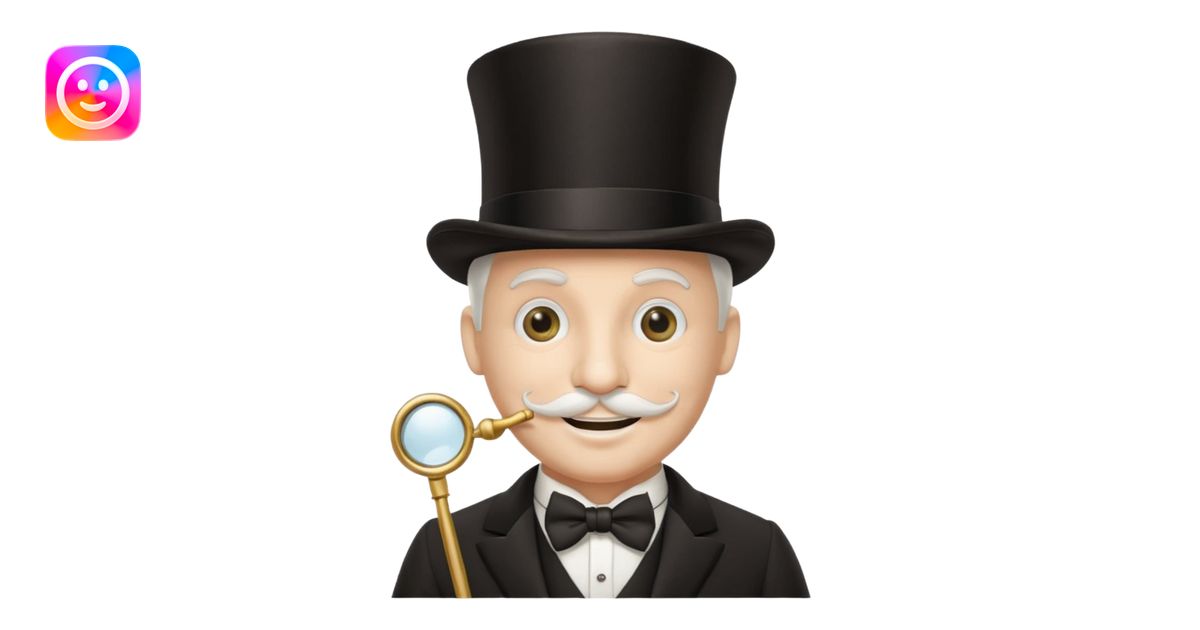 monopoly man emoji emoji | AI Emoji Generator