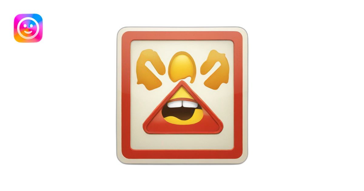 Attention warning sign emoji | AI Emoji Generator