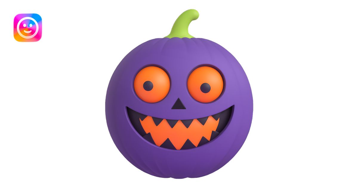 the Halloween monster ball emoji | AI Emoji Generator