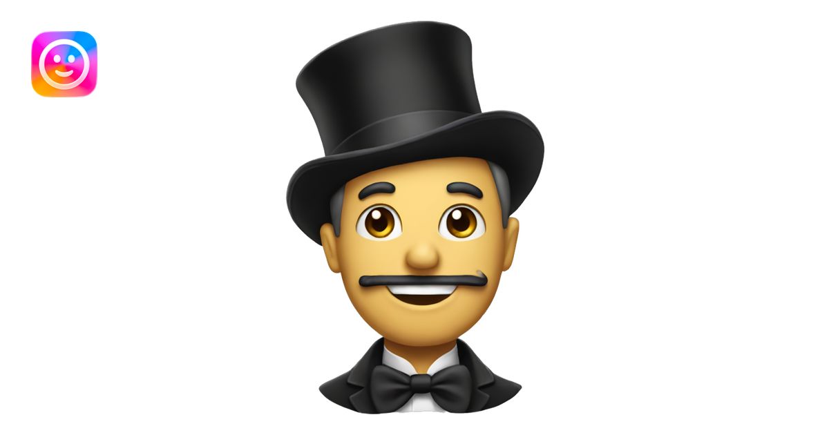 tophat emoji | AI Emoji Generator