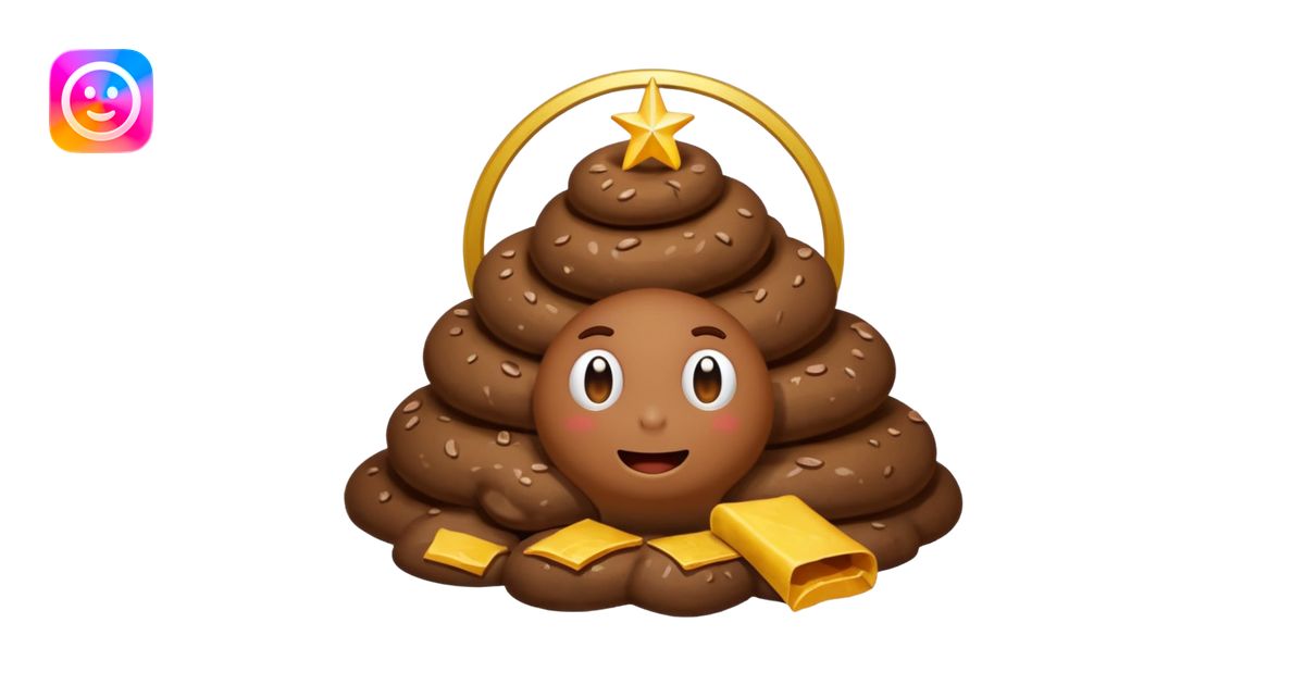 Poop holy emoji | AI Emoji Generator