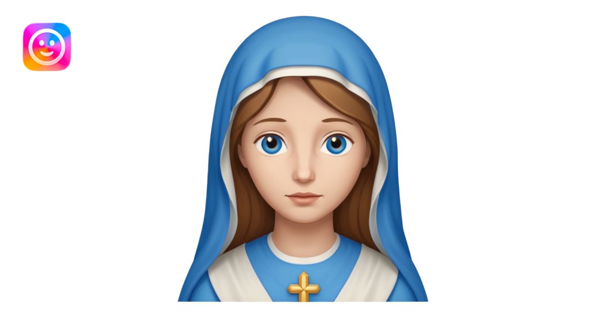 Virgem maria emoji | AI Emoji Generator