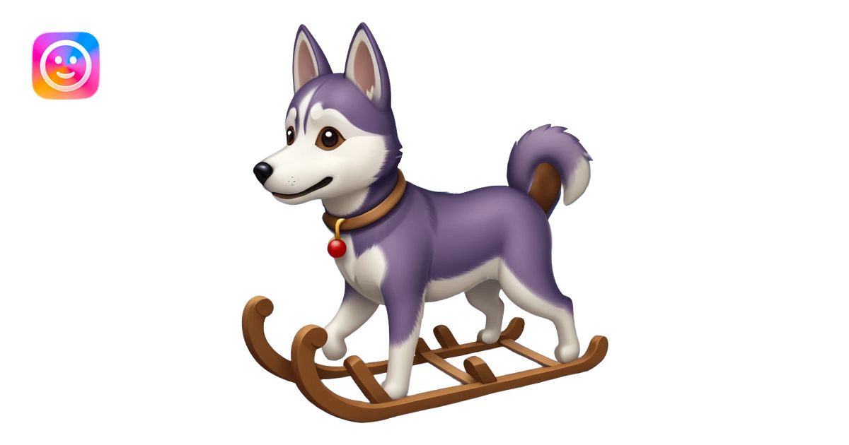 huskysleigh emoji | AI Emoji Generator