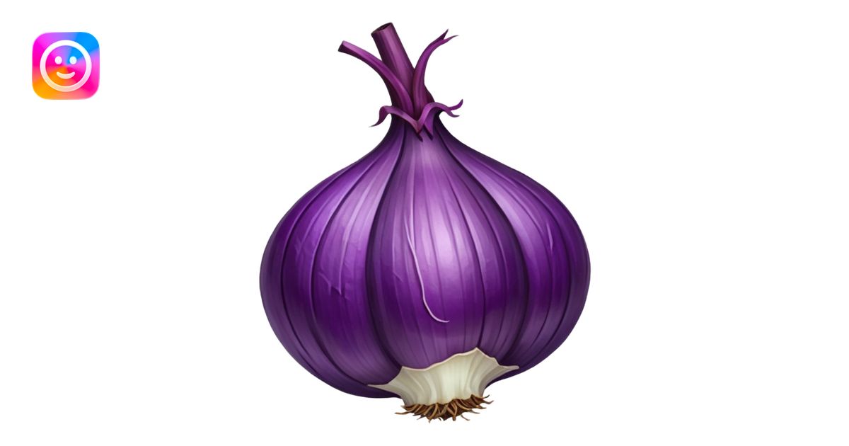 dried purple onion emoji | AI Emoji Generator