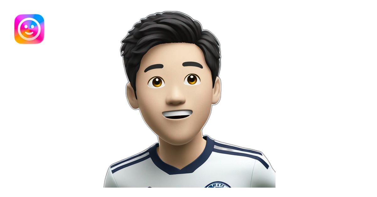 Heung min son camera celebration emoji | AI Emoji Generator