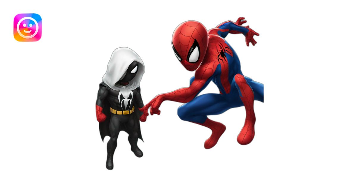 Spider man contre venom emoji | AI Emoji Generator