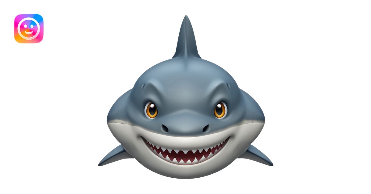 BULL SHARK FACE emoji | AI Emoji Generator
