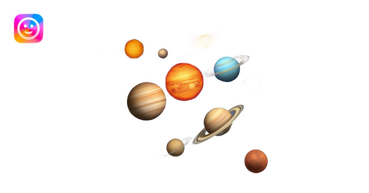 solar system emoji | AI Emoji Generator
