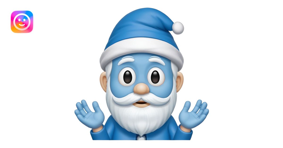 father smurf emoji | AI Emoji Generator