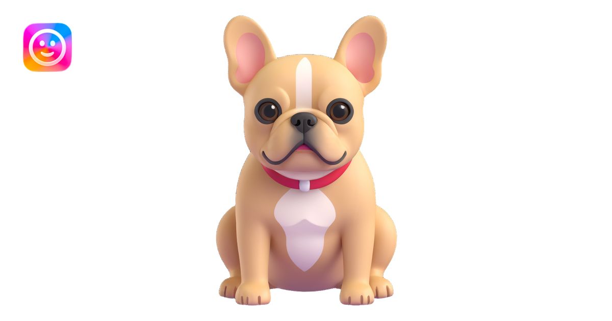French Bulldog emoji | AI Emoji Generator
