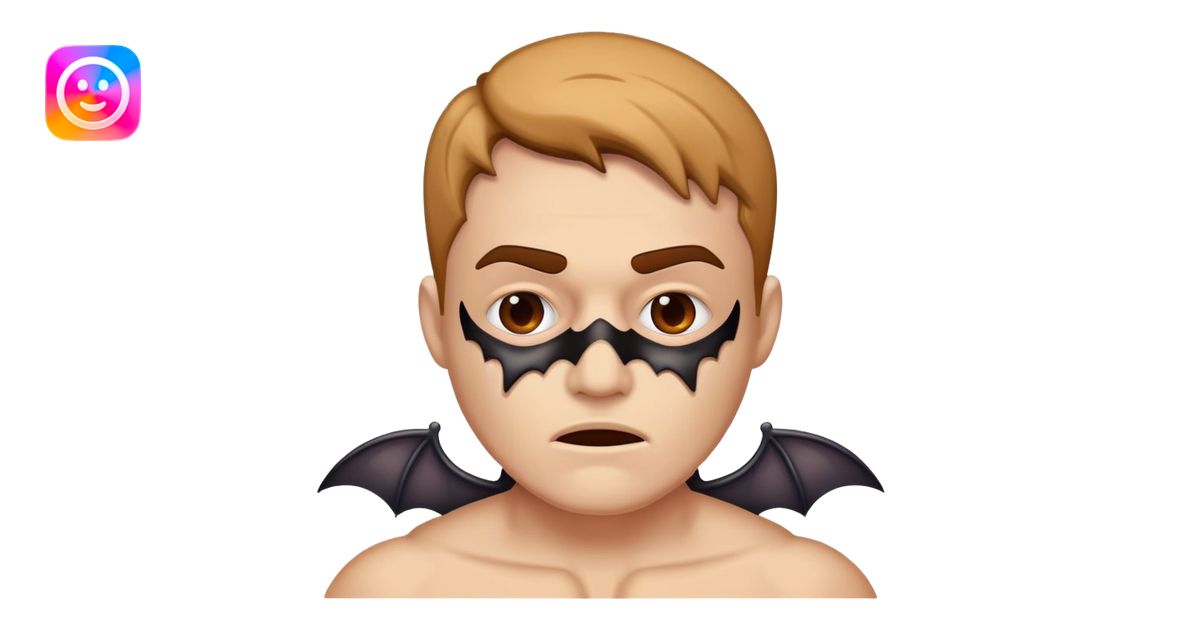 Scammer hit by bat emoji | AI Emoji Generator
