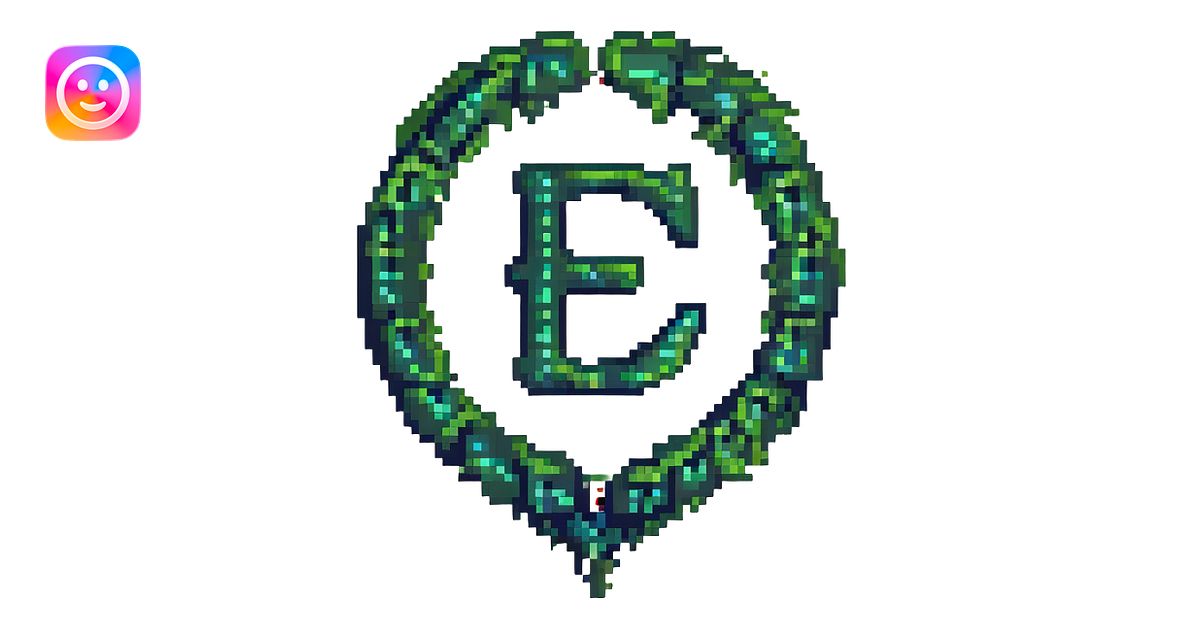 a custom emoji that combines the π (pi) math symbol, binary code, and a ...