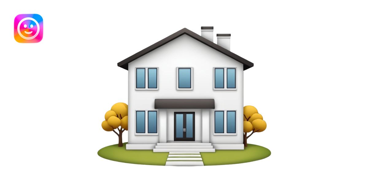 modern house emoji | AI Emoji Generator