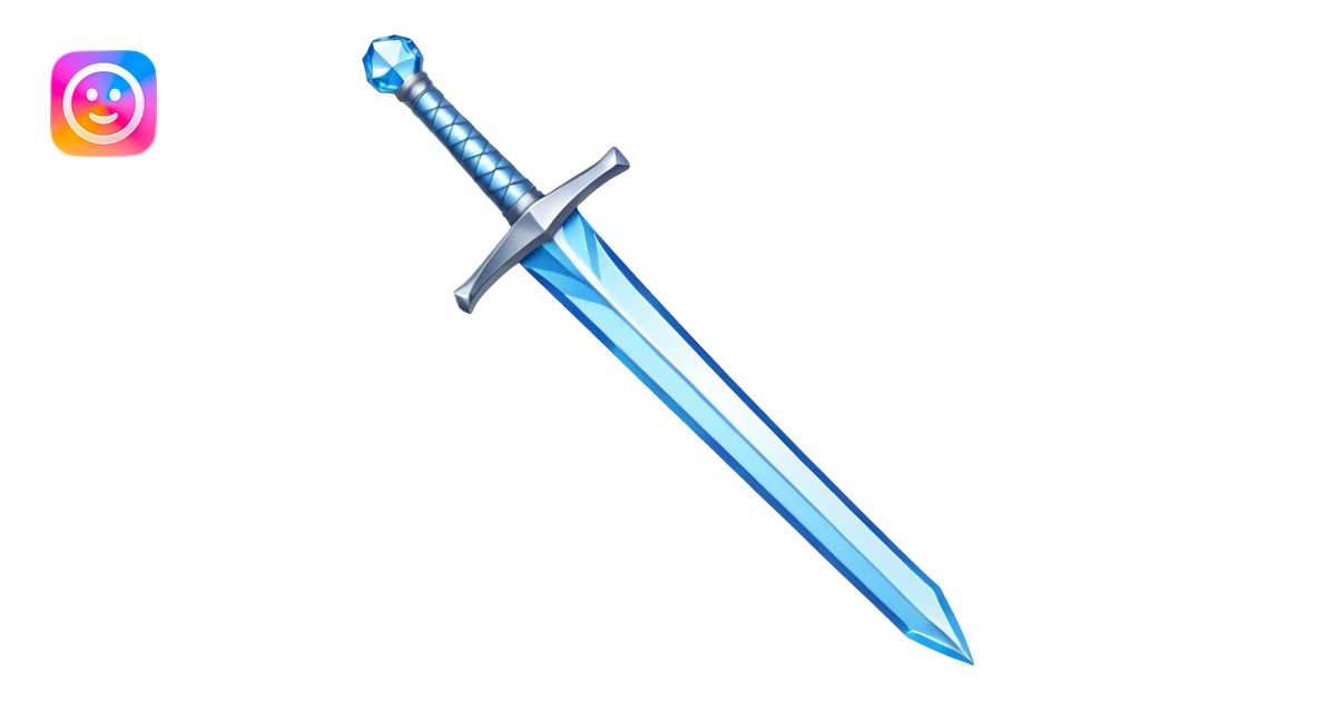 Minecraft dimond sword emoji | AI Emoji Generator