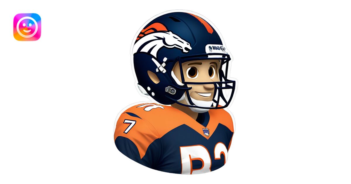 Bo Nix in a Denver Bronco Uniform emoji | AI Emoji Generator