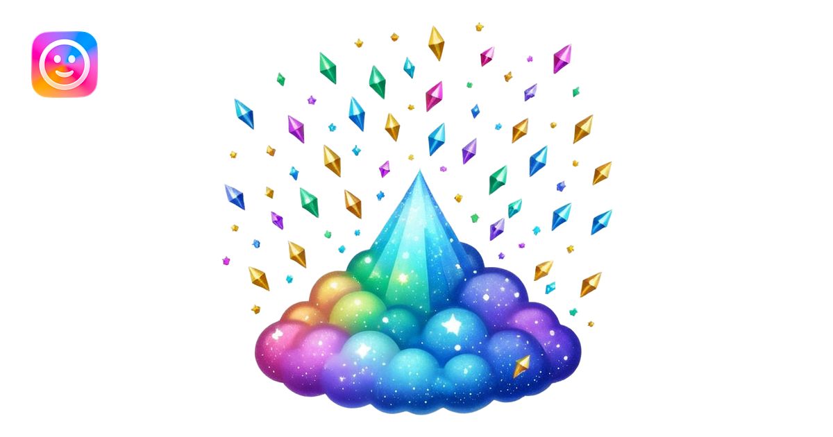 tiny sparkling glitter dust scattered in the air, shining brightly ...