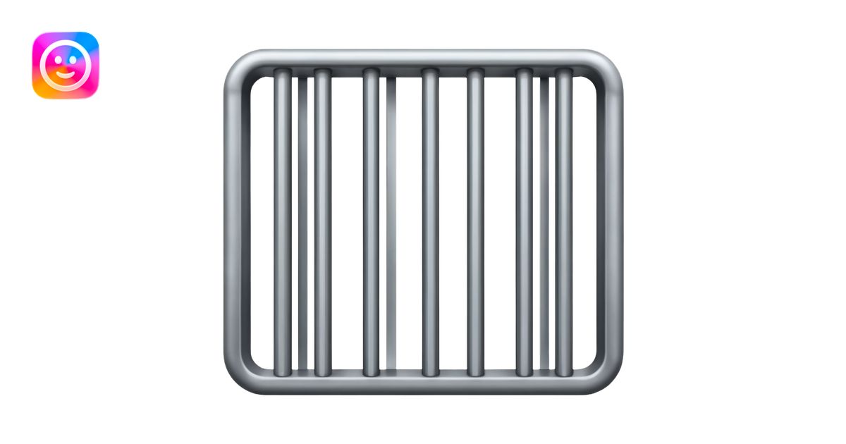 Prison bars emoji | AI Emoji Generator