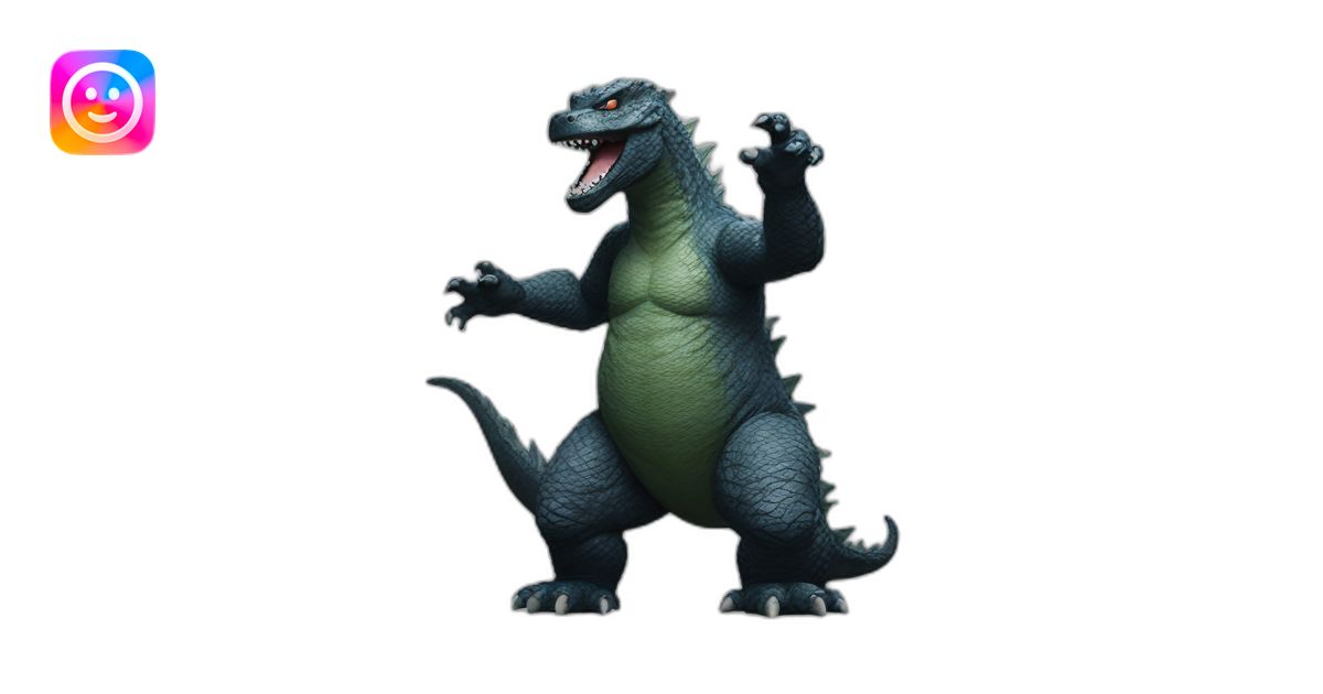 Godzilla dancing emoji | AI Emoji Generator