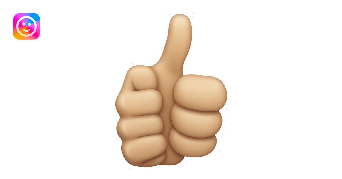 thumbs up emoji | AI Emoji Generator
