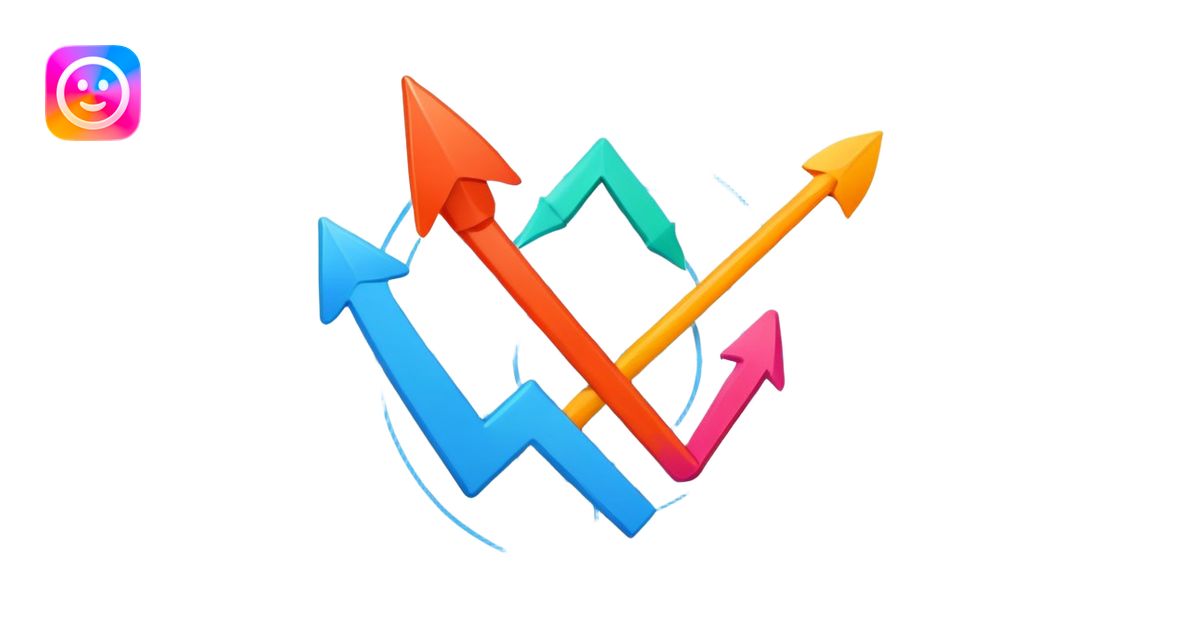 Lean Marketing concept with efficiency arrows, minimalist design ...