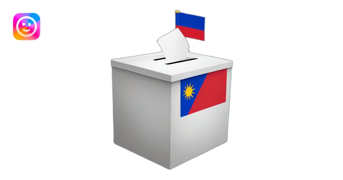 election ballot box with Philippine flag emoji | AI Emoji Generator