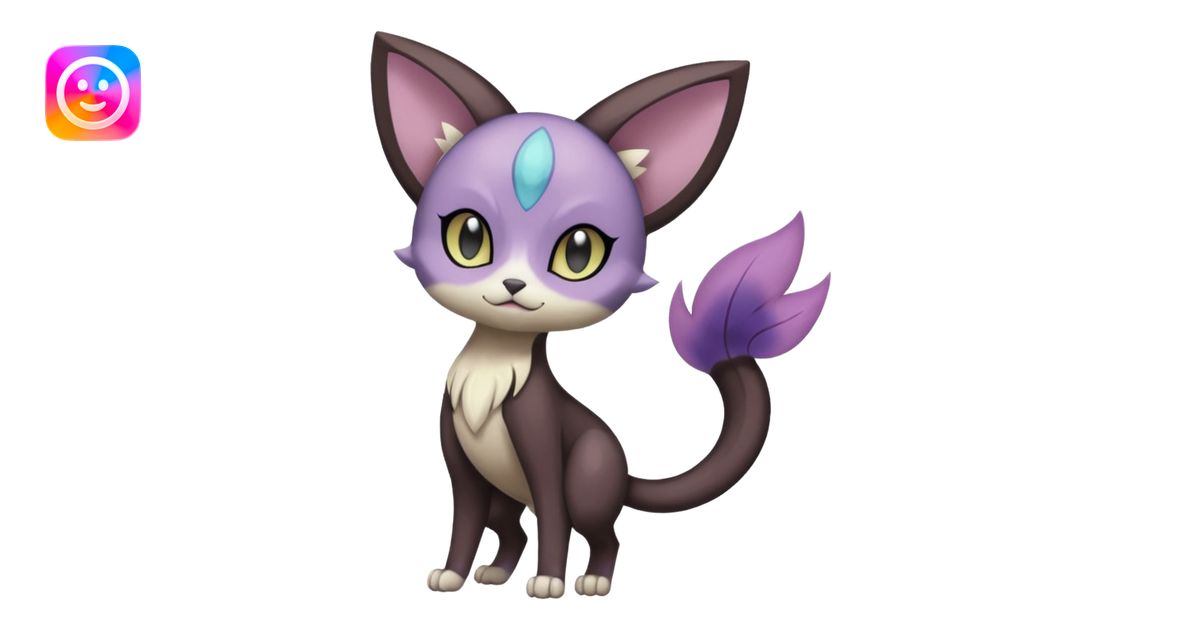 Smooth Soft Dark Pastel Meloetta-Purrloin-Gatomon-Trico-Pokémon-Digimon ...