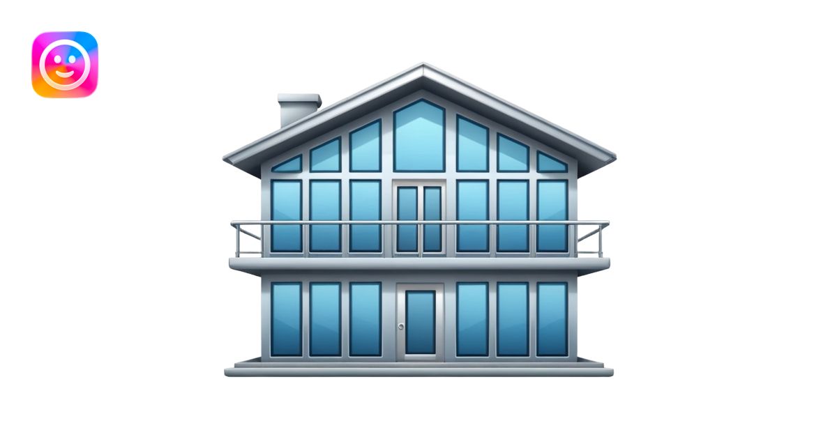 House made from the 2000s era emoji | AI Emoji Generator