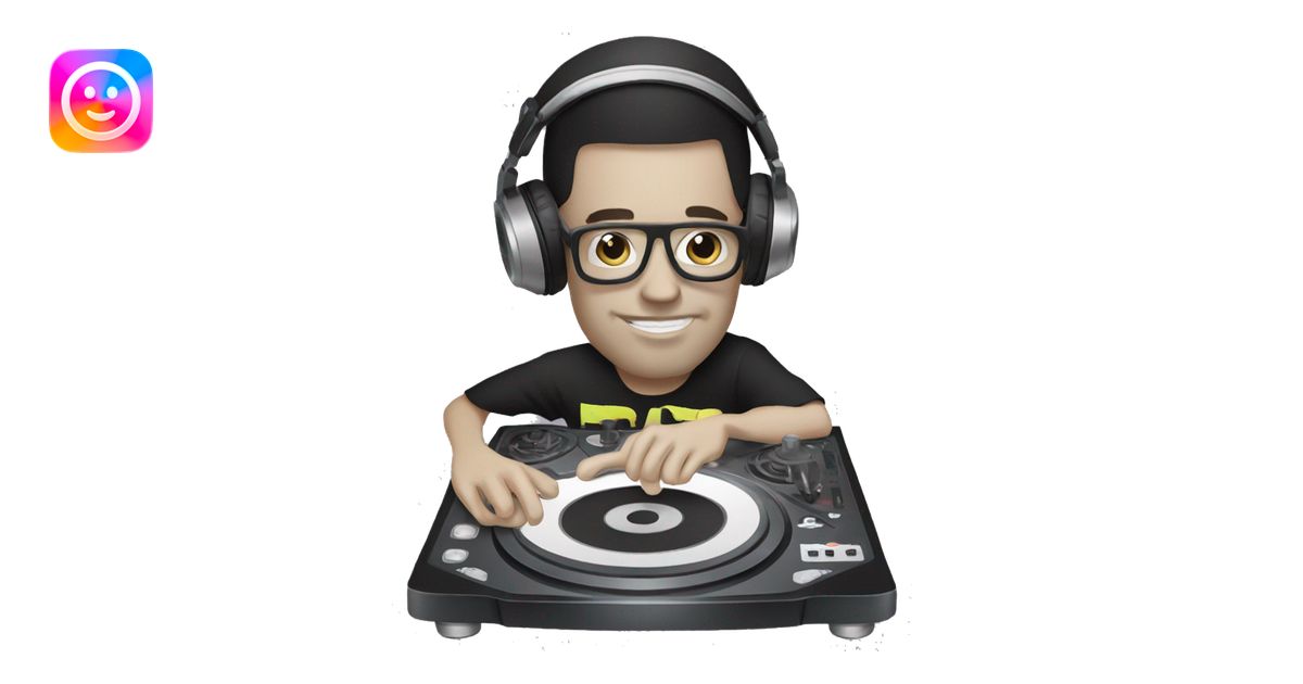 DJ turntable emoji | AI Emoji Generator