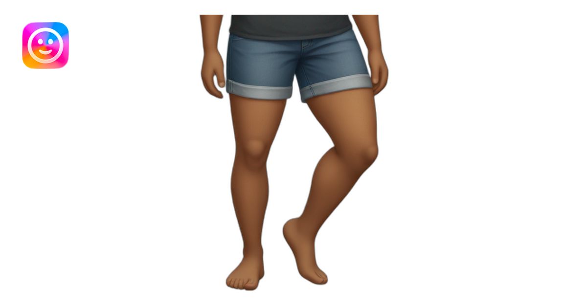 Thick leg emoji | AI Emoji Generator