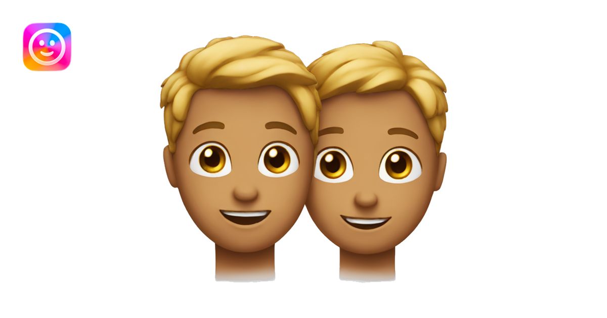 emojis on two friends emoji | AI Emoji Generator