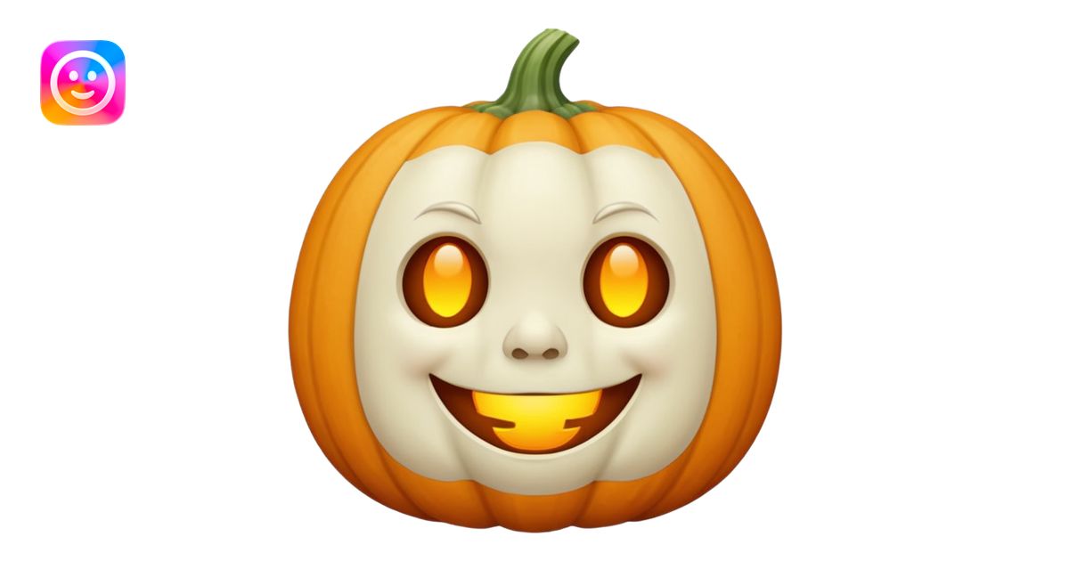 Dwarf White Pumpkin emoji | AI Emoji Generator