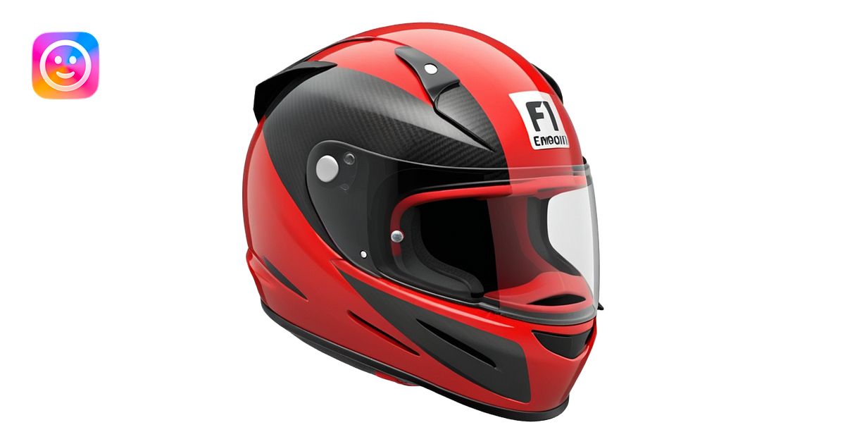 f1 helmet from side emoji | AI Emoji Generator