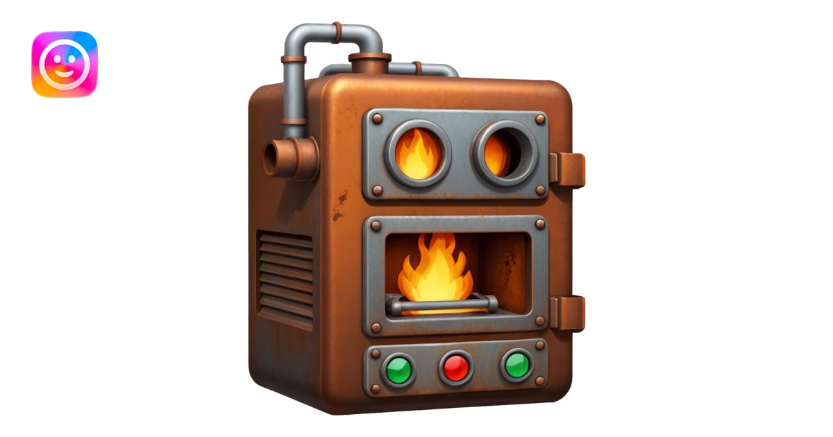 Furnace realistic emoji | AI Emoji Generator