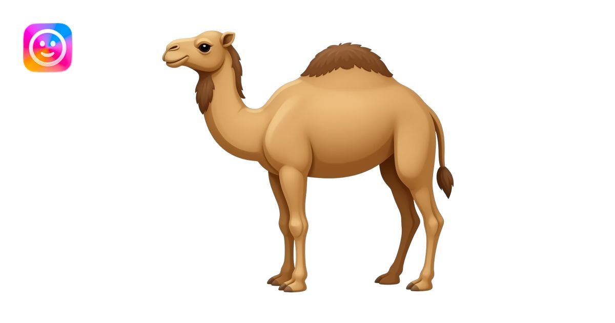 camel emoji | AI Emoji Generator