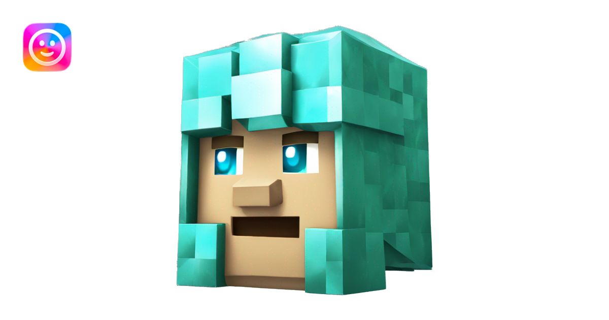Minecraft diamond helmet emoji | AI Emoji Generator