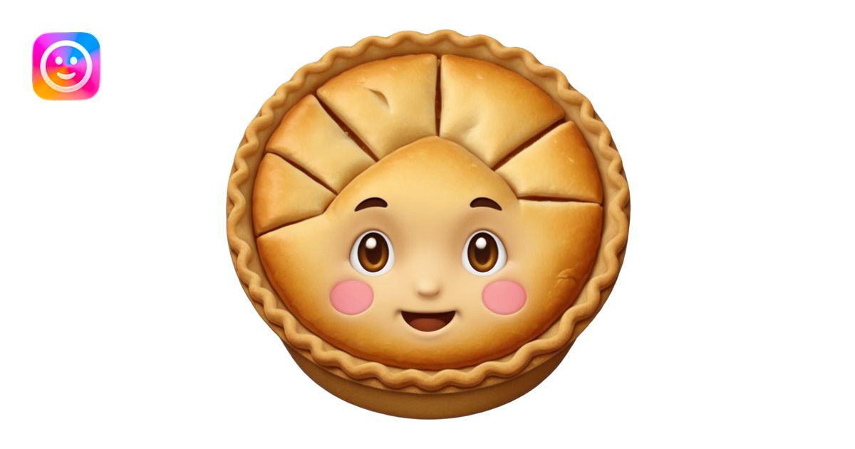 cute pie emoji small normal face emoji | AI Emoji Generator