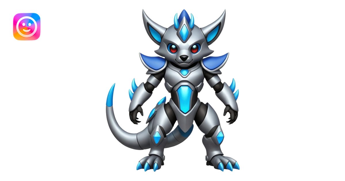WickerBeast-Protogen-Primagen-hybrid, full body emoji | AI Emoji Generator