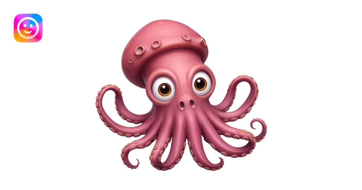young pink flapjack octopus from Disney Pixar's animated film Finding ...