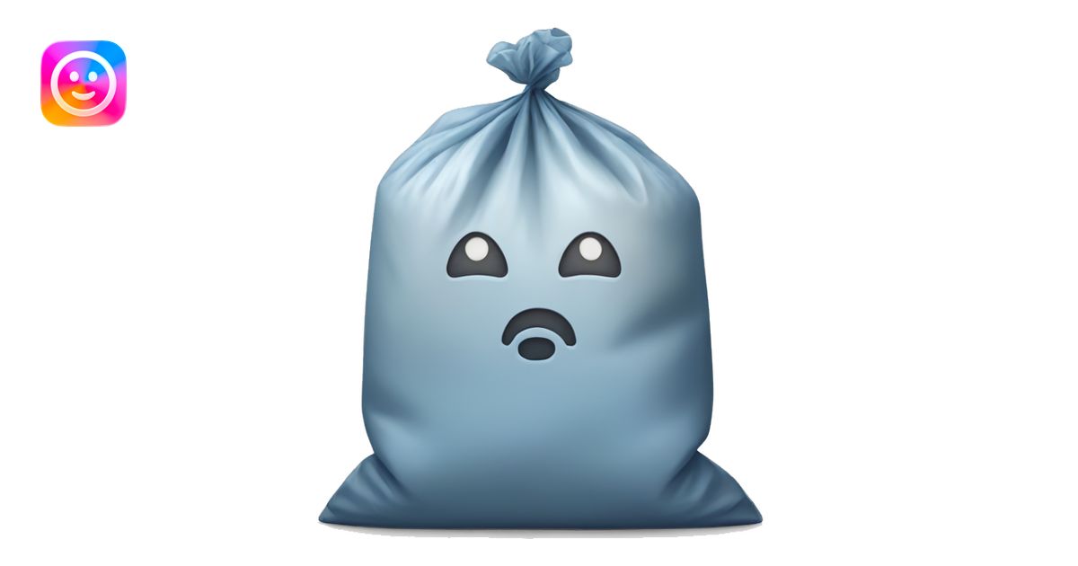 Plastic bag emoji | AI Emoji Generator