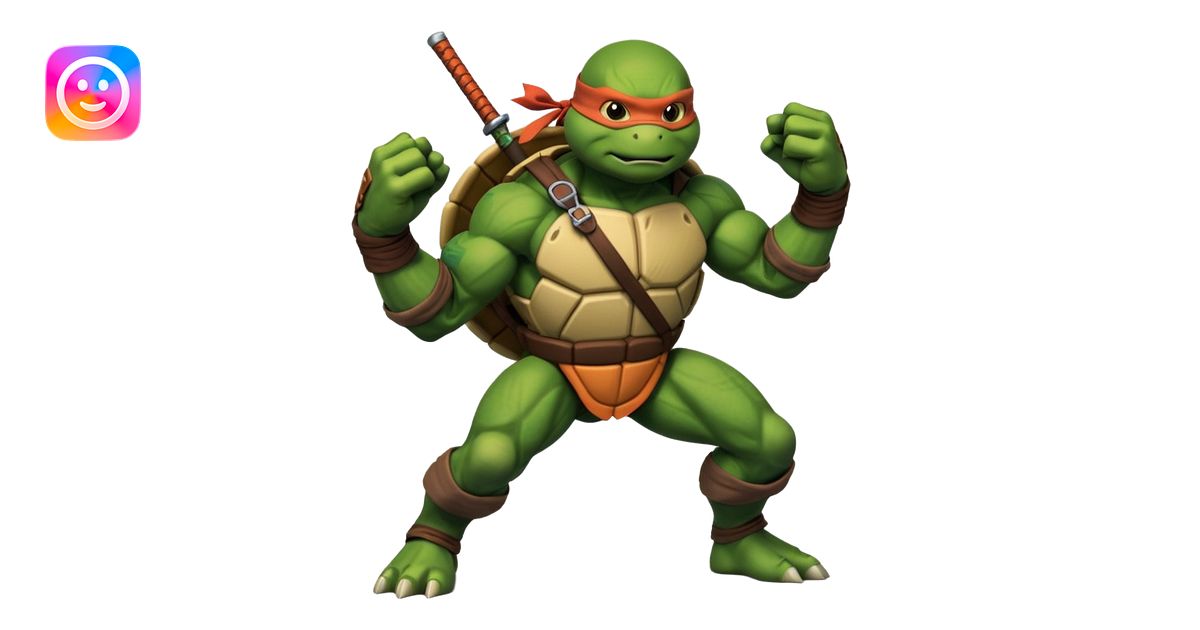 Teenage Mutant Ninja Turtles emoji | AI Emoji Generator