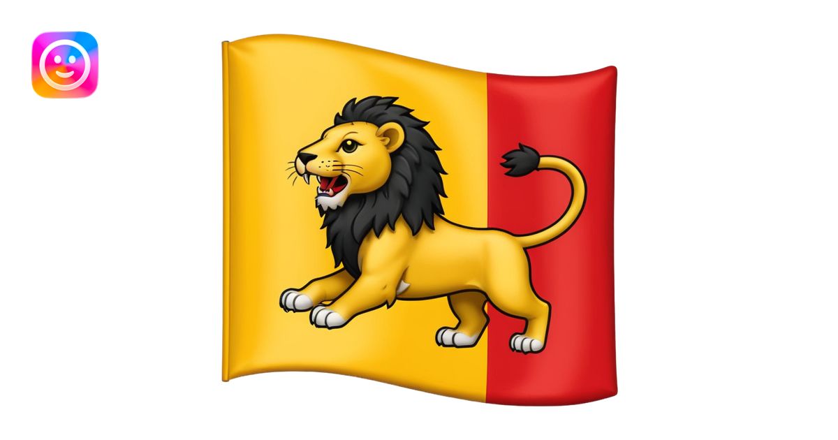 Drapeau flanders emoji | AI Emoji Generator
