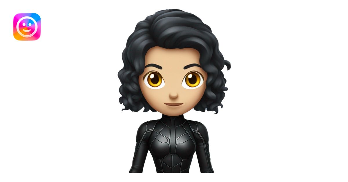 black widow entire figure emoji | AI Emoji Generator