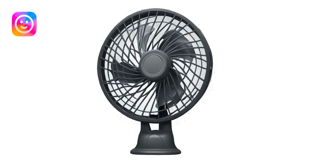 Electric fan emoji | AI Emoji Generator