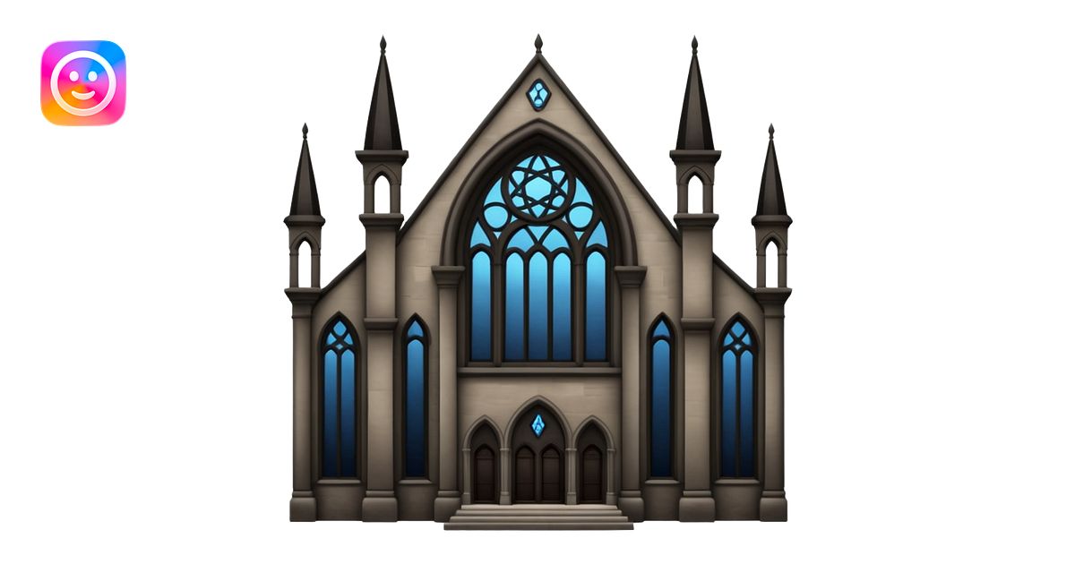 jewish synagogue dark aesthetic gothic architecture emoji | AI Emoji ...